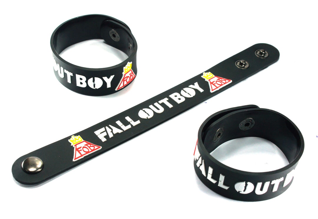 Fall Out Boy Wristband Made and Design in Thai Sale on Worldwide ...