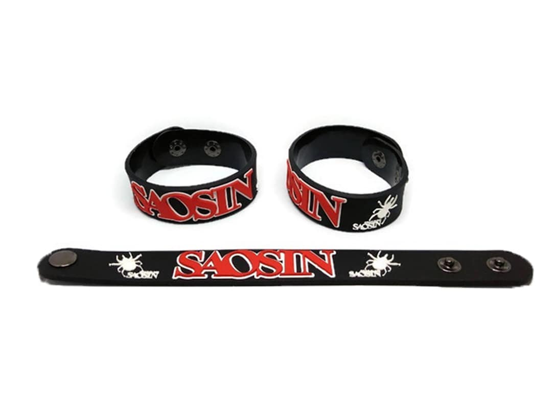 Saosin Rubber Wristband - Music, Rock, Emo Bracelet - Etsy