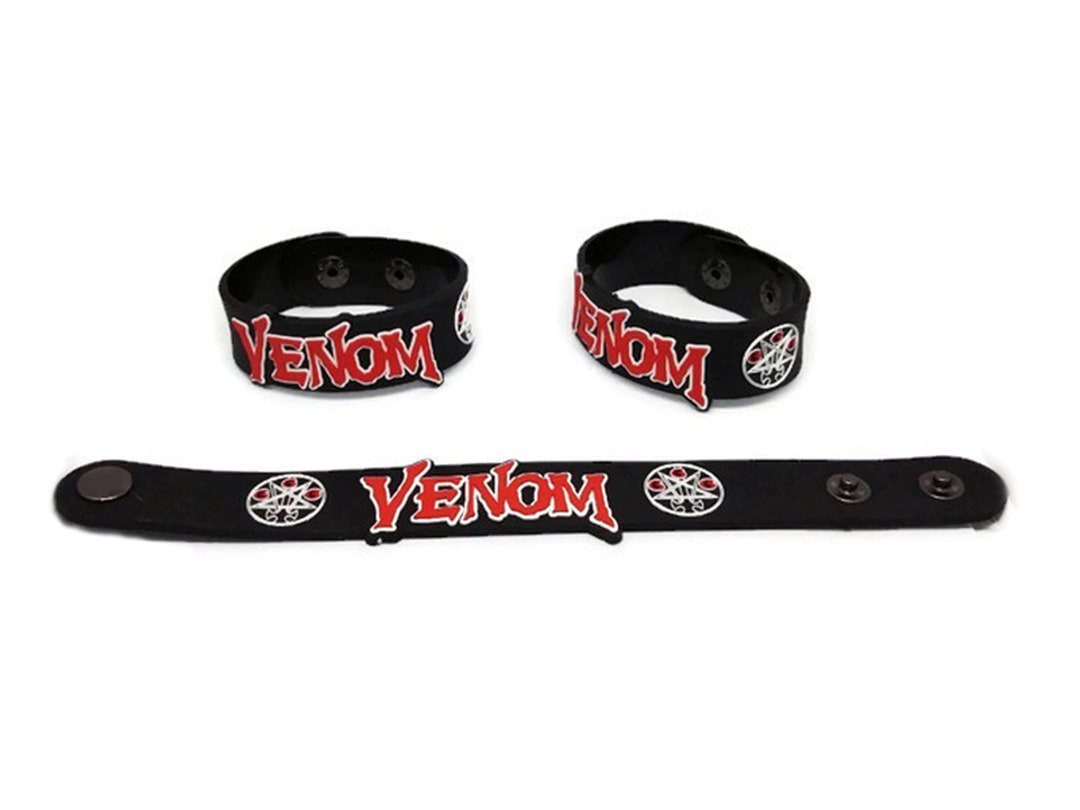Venom Rubber Wristband - Music, Rock, Metal Fashion Bracelet - Etsy