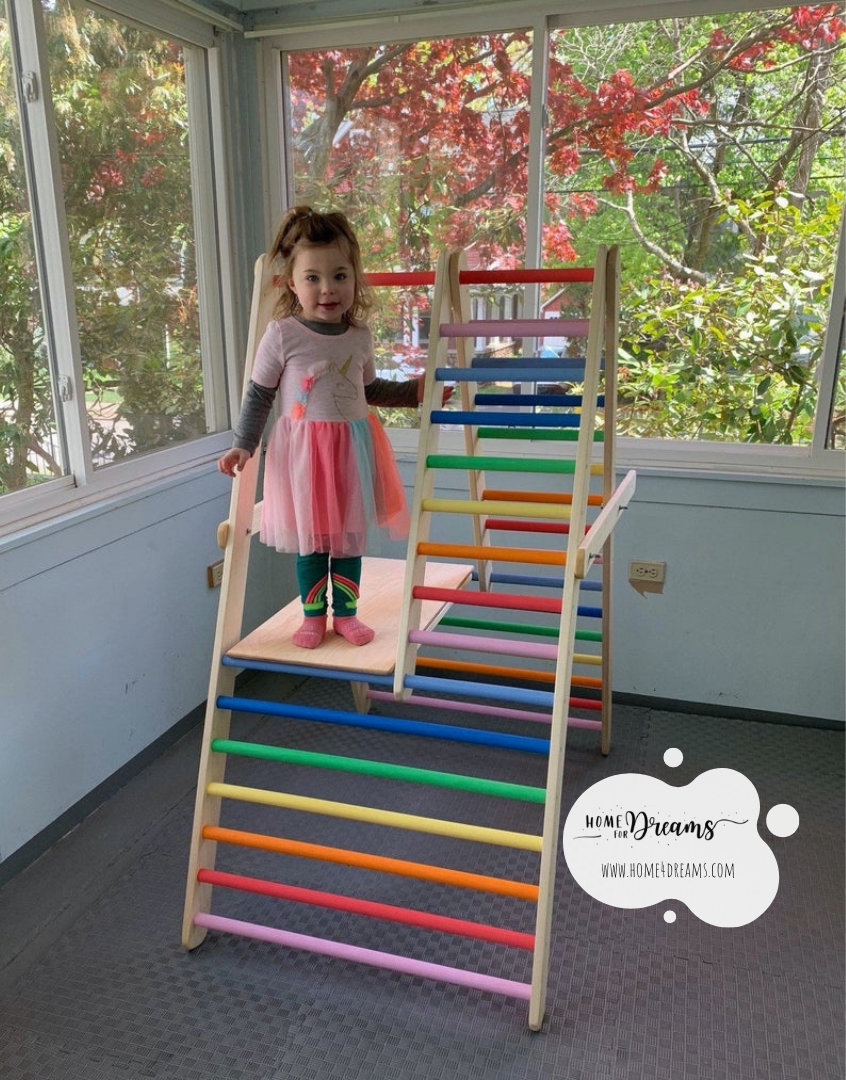 Baby & Toddler Toys Climbing Ladder for Toddler Climbing Triangle for ...