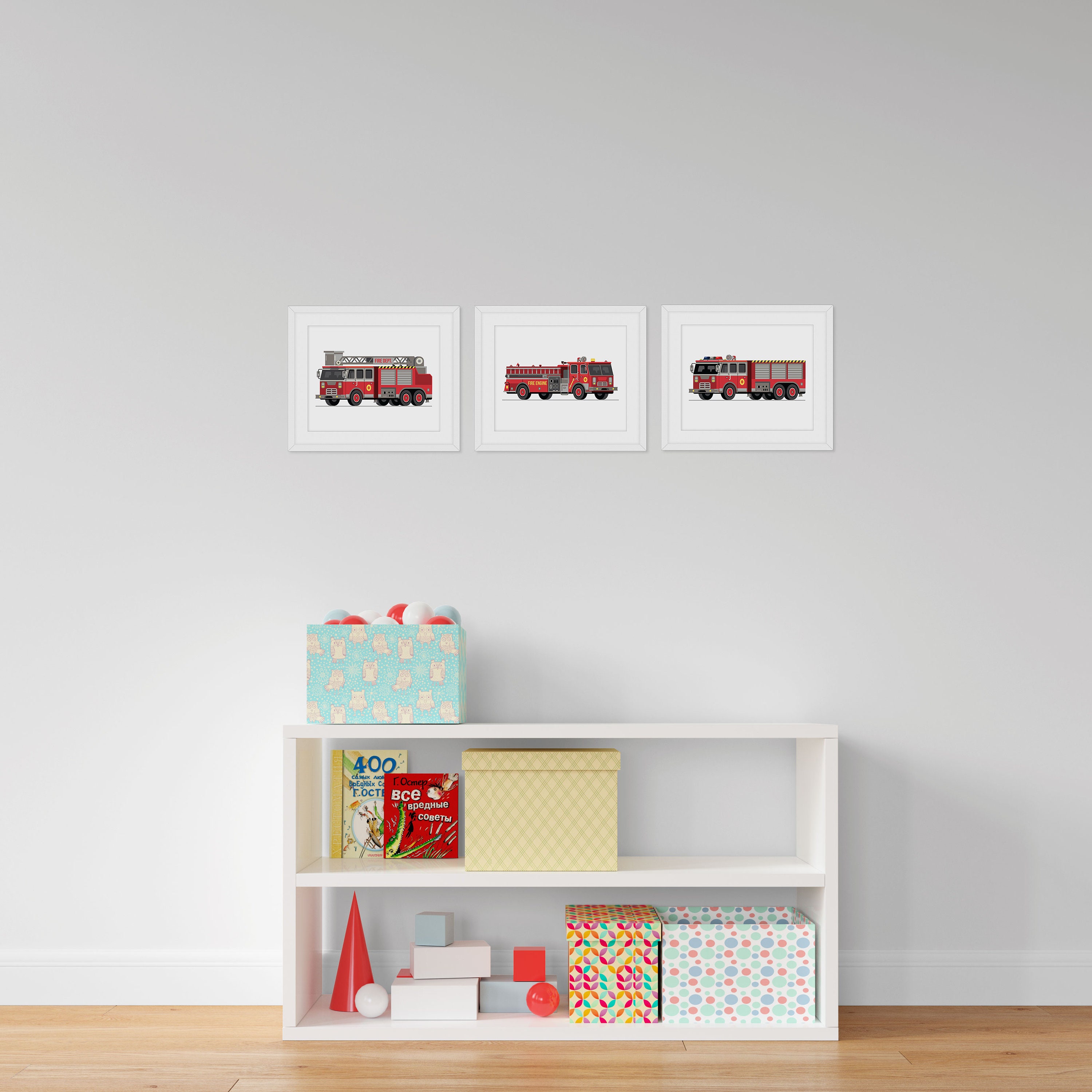 Ladder Truck Print Fire Truck Print Fire Truck Printable | Etsy