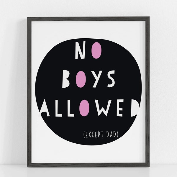 No Sister Allowed Sign - Etsy
