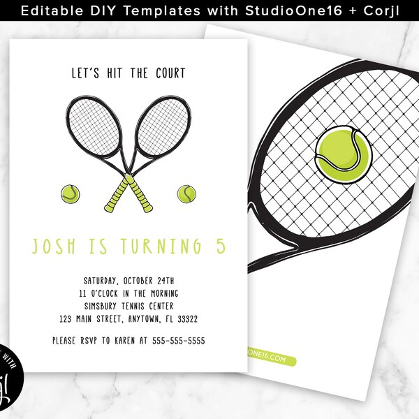 Pickle Ball Party Invitations - Etsy