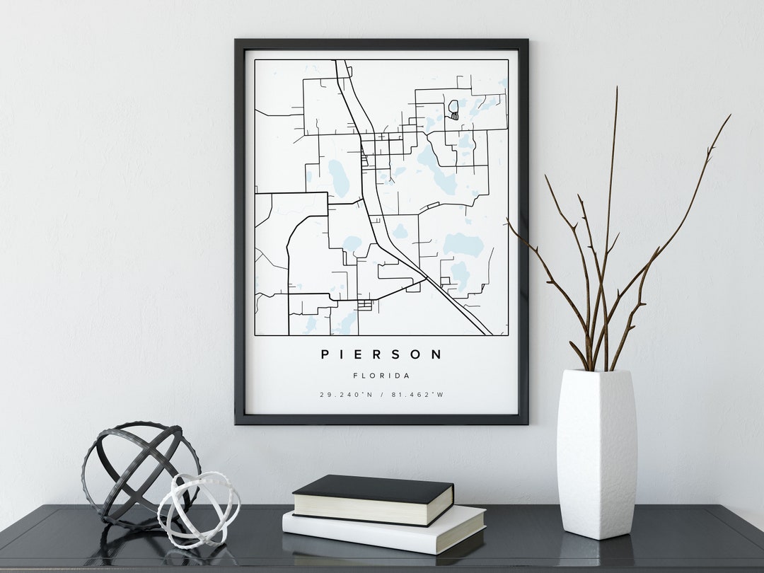 Pierson Map, Florida Map, Pierson City Map, City of Pierson Map ...