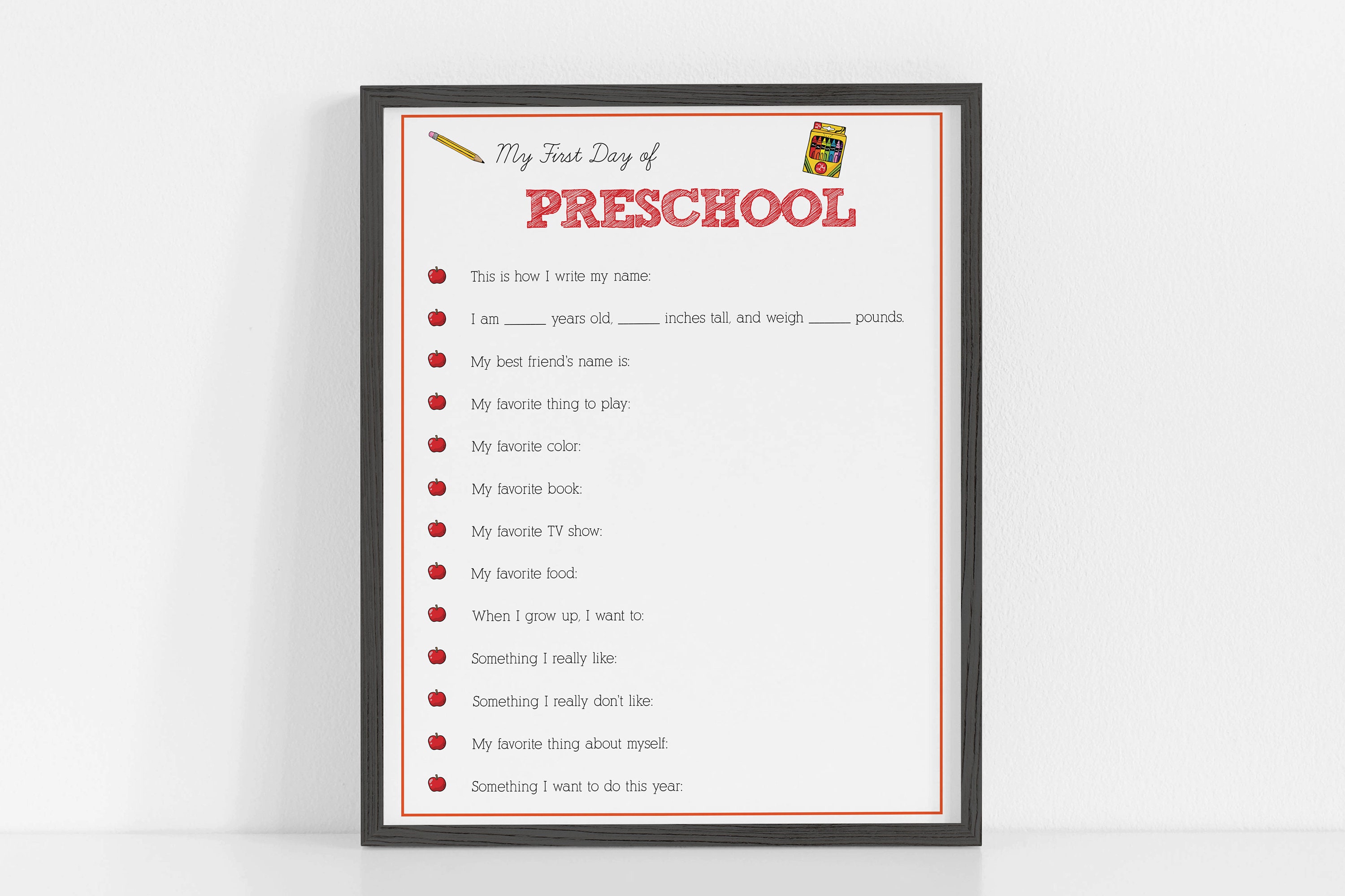My Favorite Thing is Sign First Day of School Sign 1st Day - Etsy