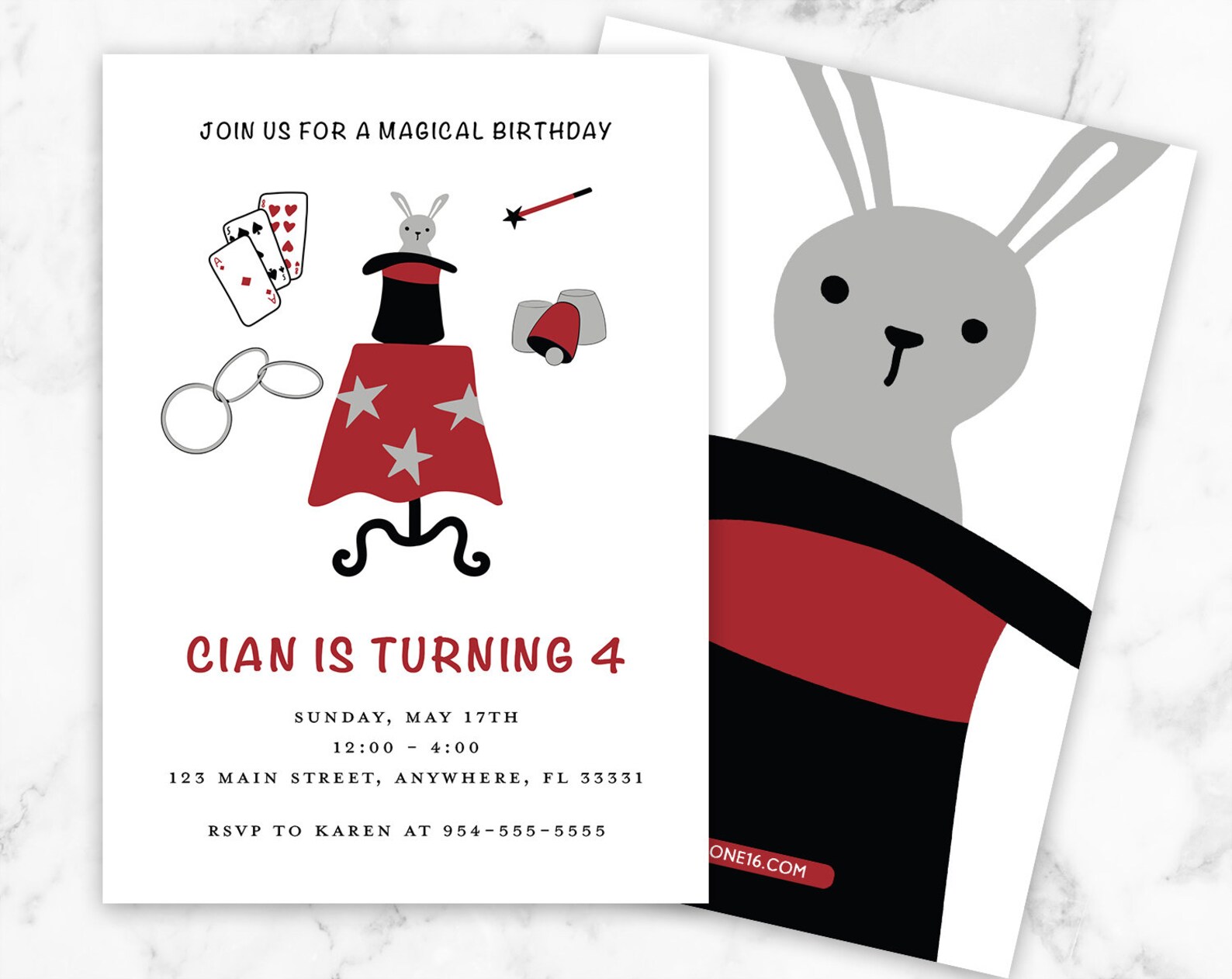 Magic Birthday Invitation Magic Show Invitation Magical - Etsy