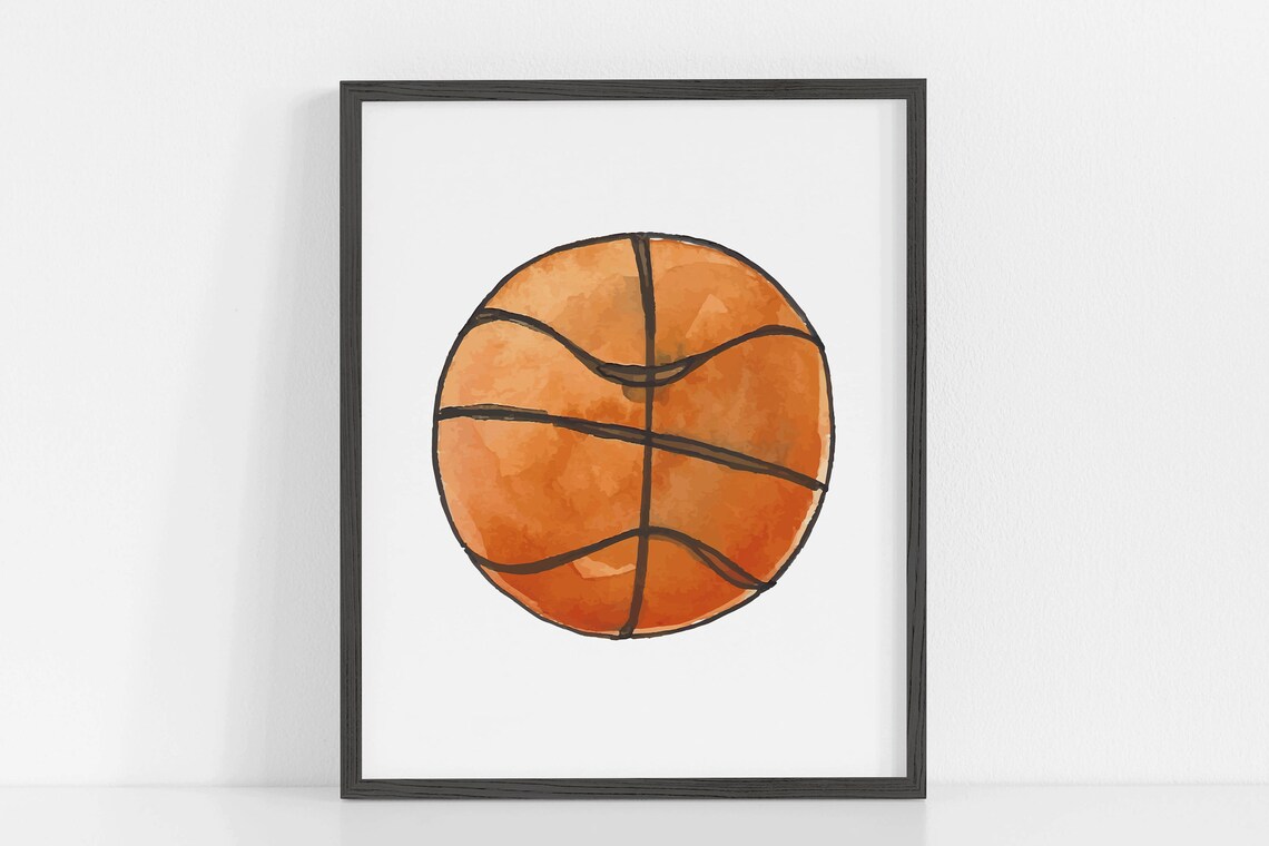 Basketball Wall Art, Basketball Print, Sports Print, Sport Poster, Boys ...