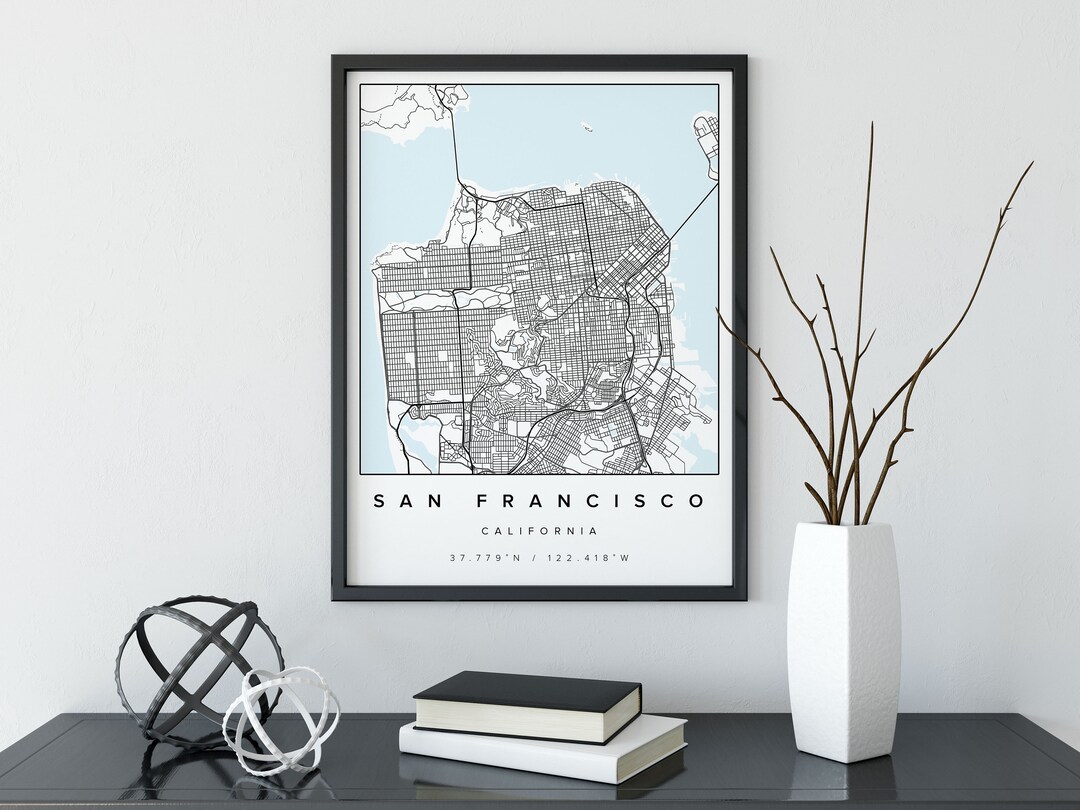 San Francisco Map, San Fran Map, City of San Francisco Map, San ...