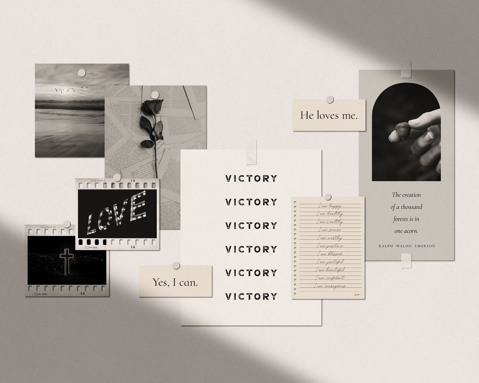 Victory Print, Black and White, Printable Wall Art, Christian Prints ...