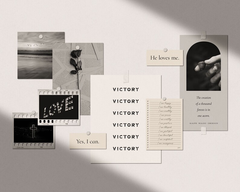 Victory Print, Black and White, Printable Wall Art, Christian Prints ...