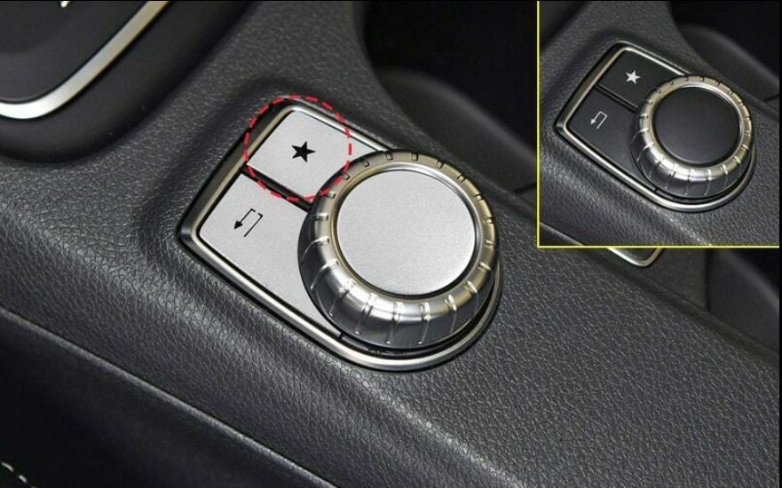 Mercedes Benz Real Carbon Fiber Navigation Knob Cover - Etsy