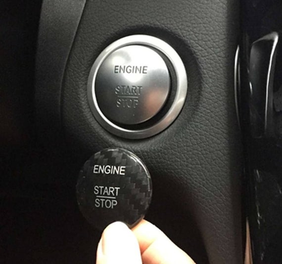 Mercedes Benz Real Carbon Fiber Start-stop Cover for C Class | Etsy