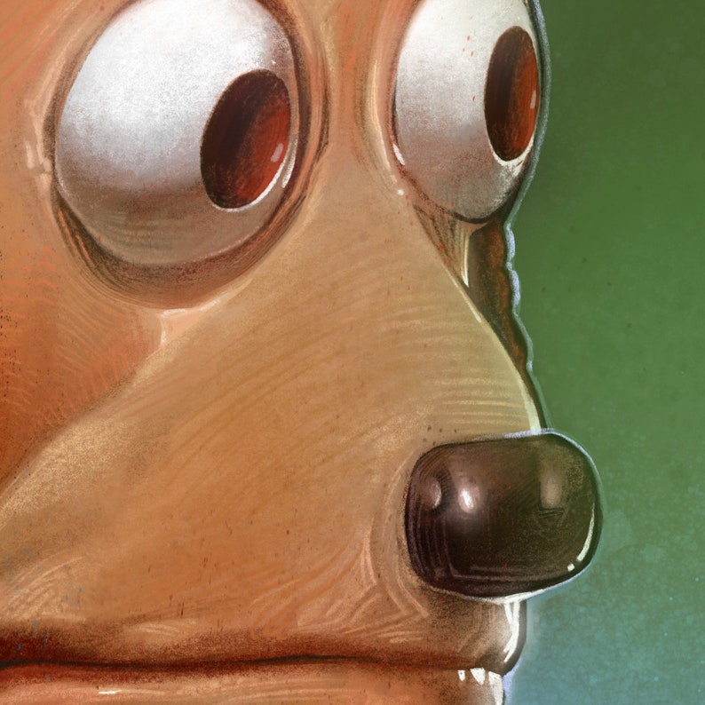 Awkward Look Monkey Puppet Poster Print - Etsy