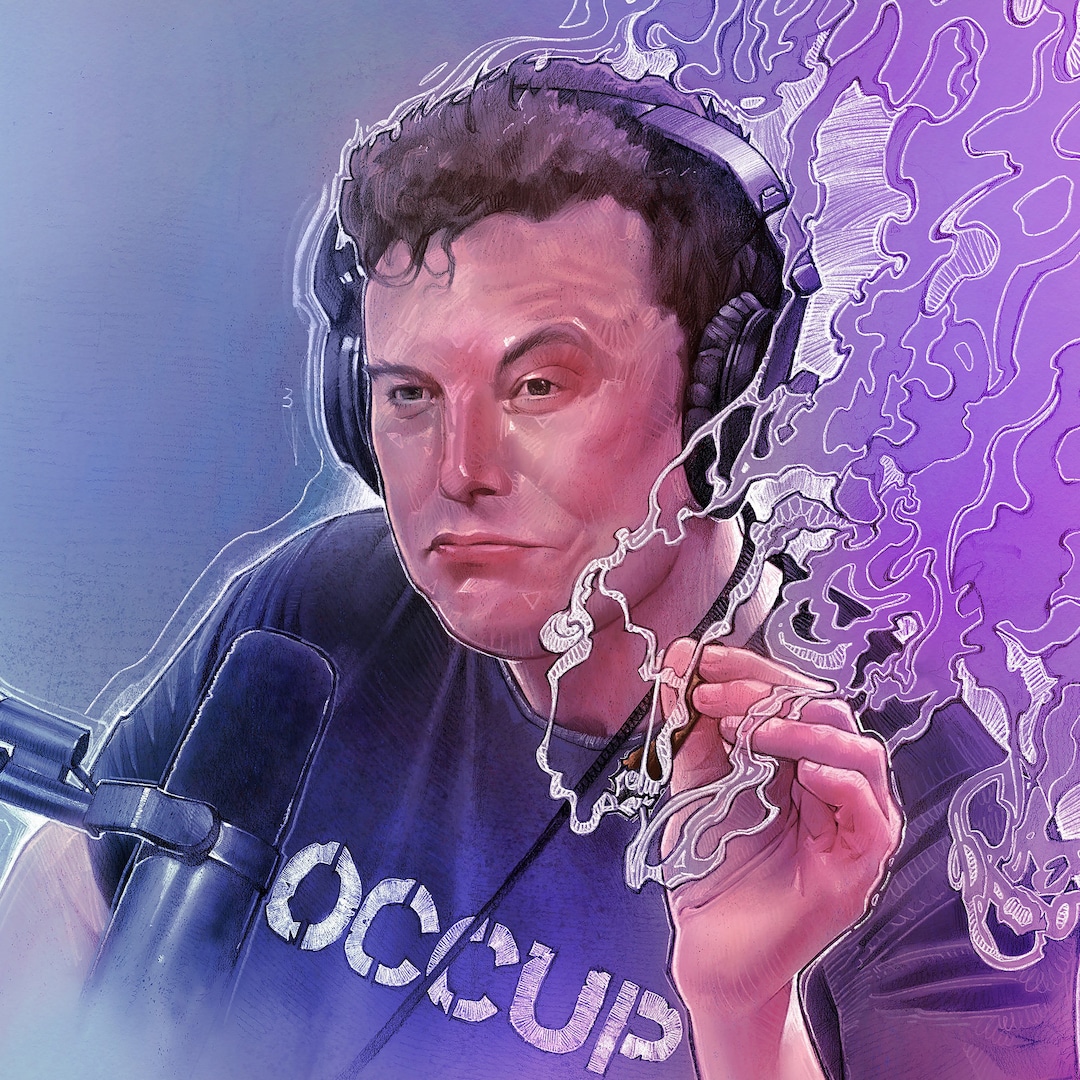 Elon Musk Smoking Poster Print - Spacex and Tesla Owner and Famous MEME ...