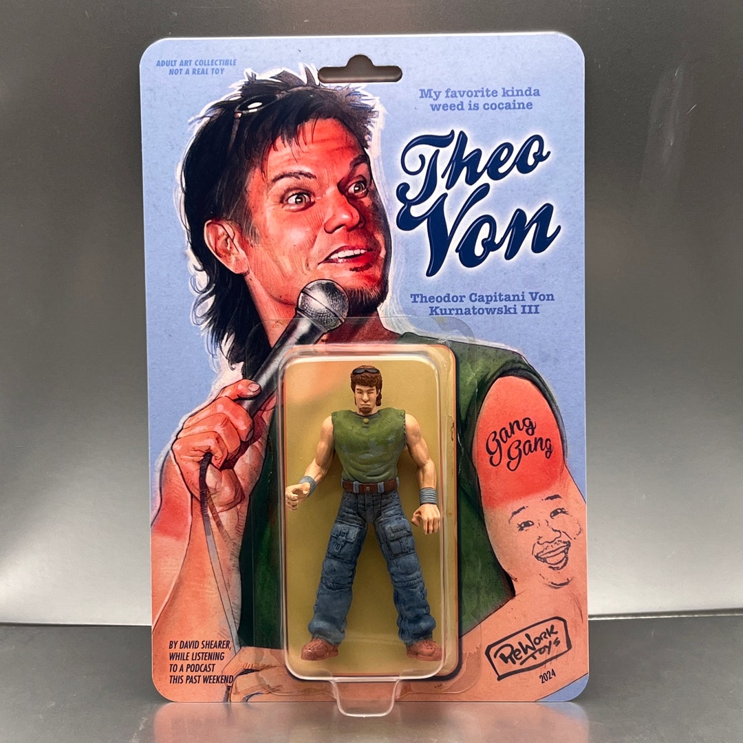 Custom Bootleg Toy - One of a Kind - Theo Von - Etsy