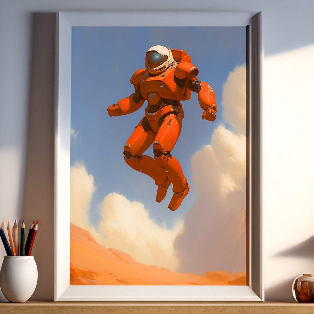 The First Man on Mars Poster Print - Etsy