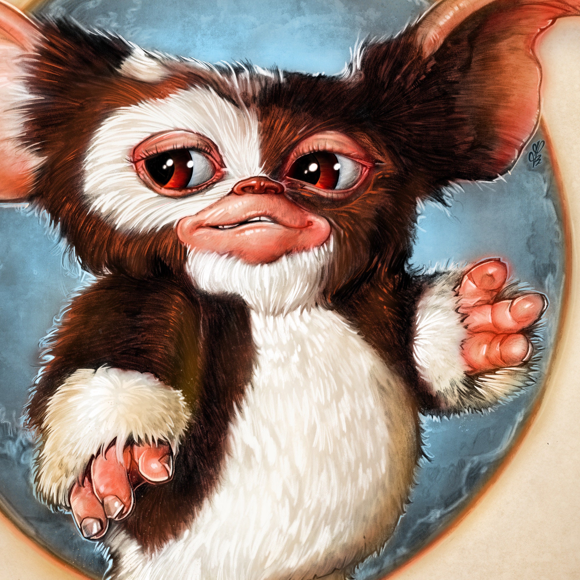 Gizmo Gremlins Drawing