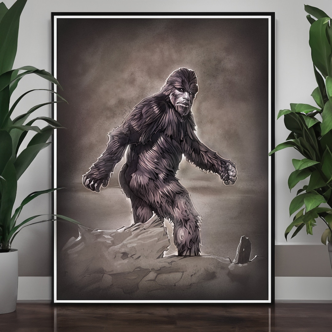 Bigfoot Reimagined Poster - Etsy