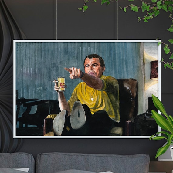 Leonardo Pointing Meme 12x18 Print | Etsy
