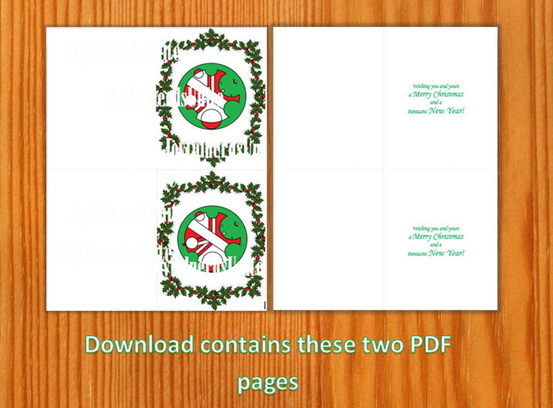 Doctor Who Christmas Card PDF - Etsy