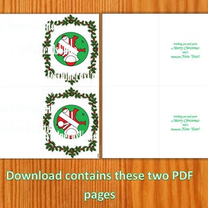 Doctor Who Christmas Card PDF - Etsy