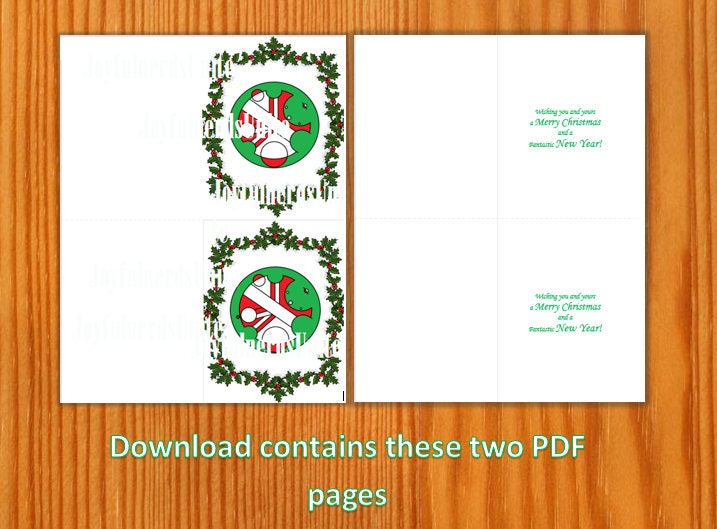 Doctor Who Christmas Card PDF - Etsy
