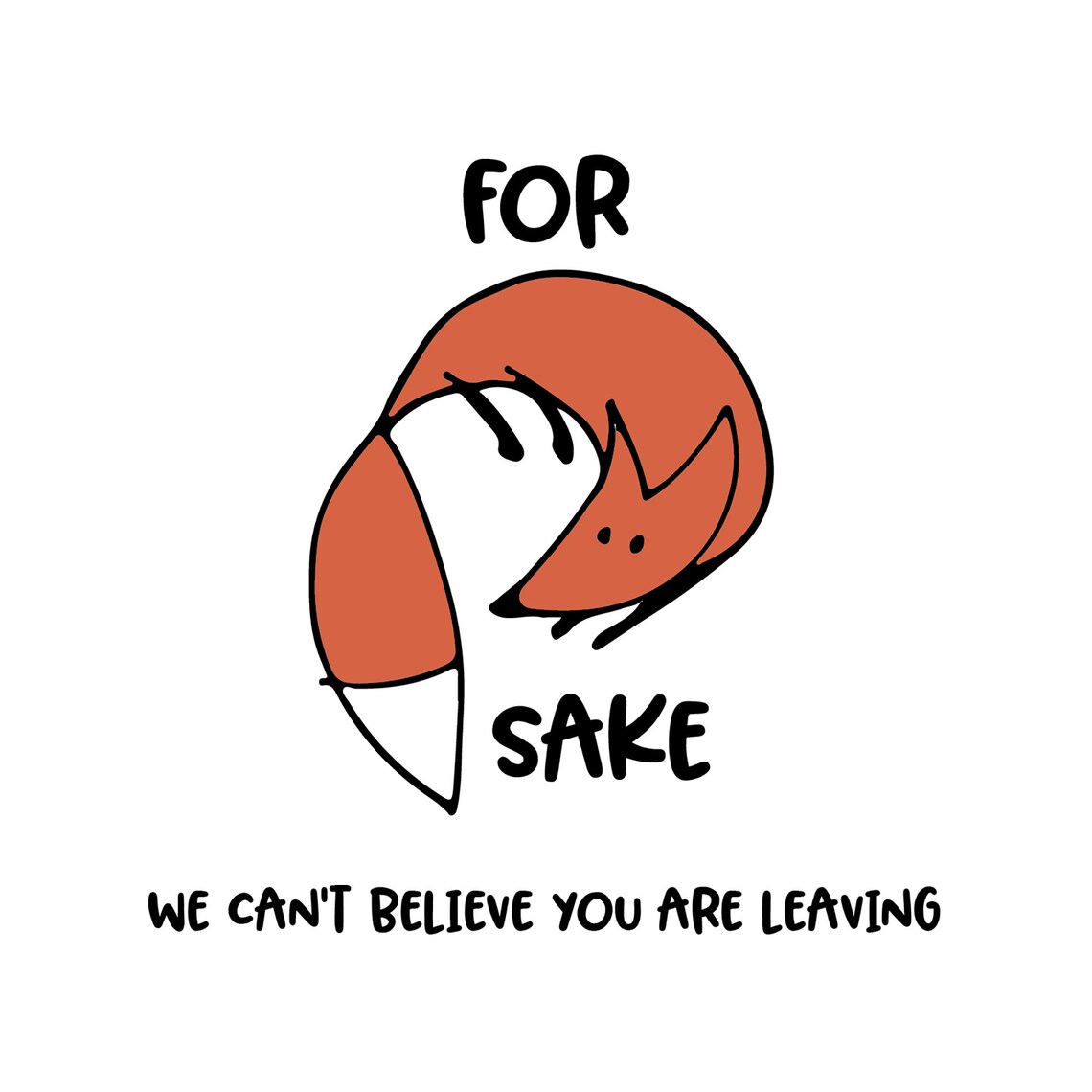 Funny Greeting Card / Cheeky / Humour / LEAVING CARD / Fox / - Etsy UK