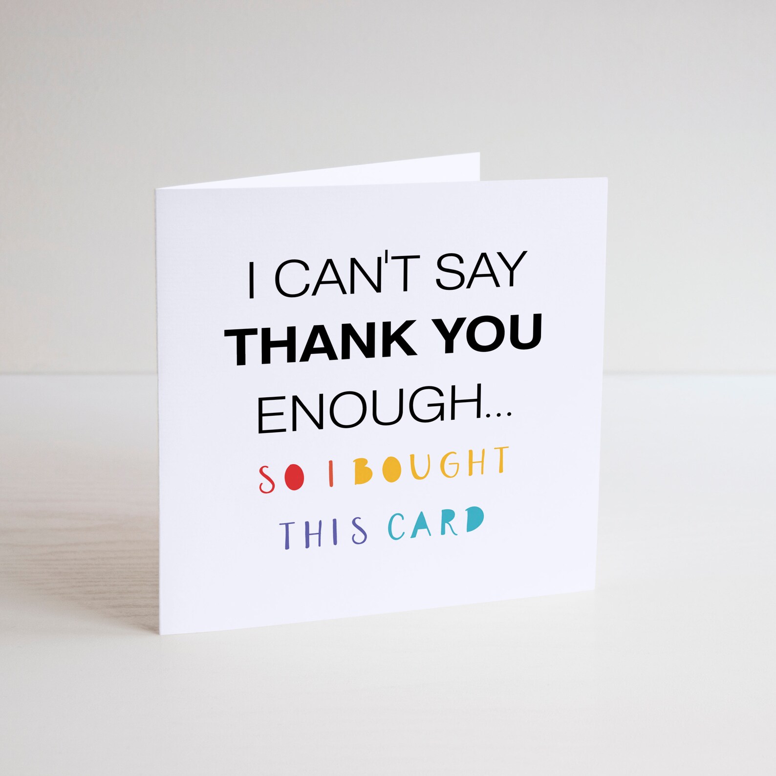 Funny Greeting Card / Cheeky / Humour / THANK YOU / Thanks ...