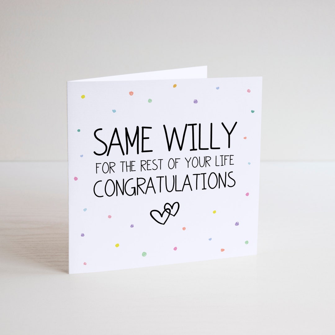 Greetings Card / Cheeky / Humour / Banter / Wedding Card / Engagement ...