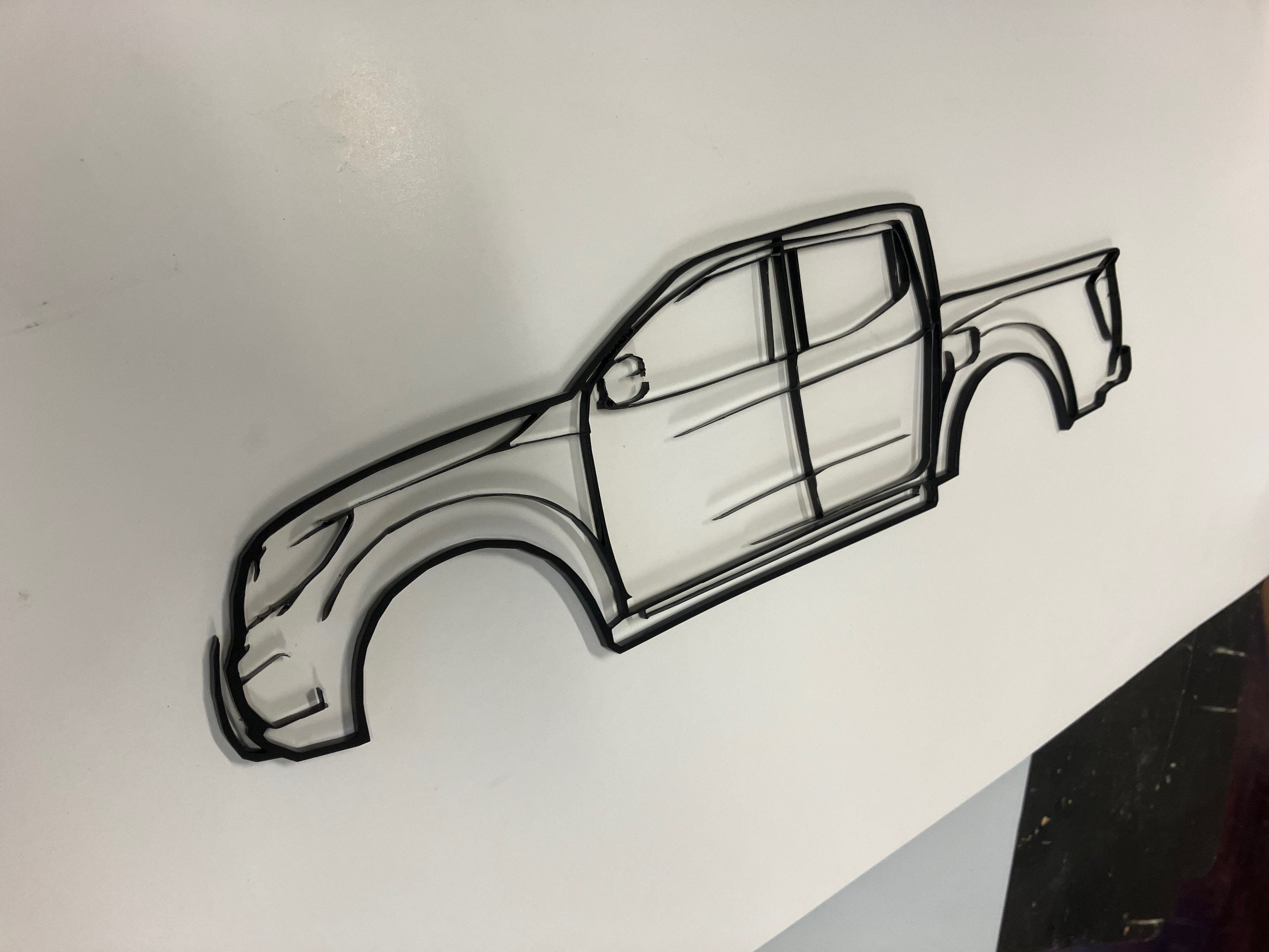 Nissan Navara NP300 - Wall Art - Truck Silhouette - Wall Decal - Etsy