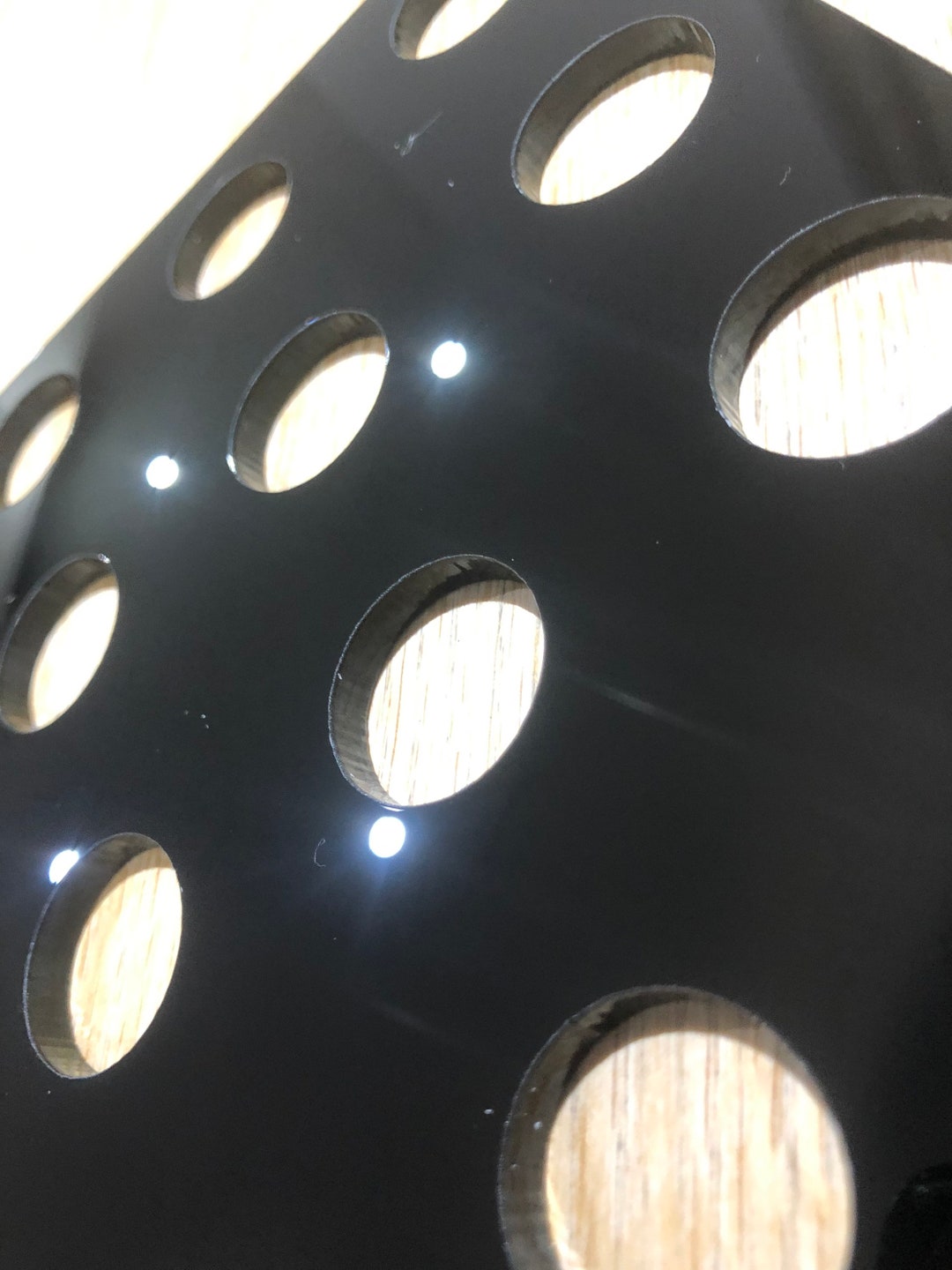 Golf Ball Pyramid 4x4 - Black High Gloss Acrylic - Golg Cave - Driving ...