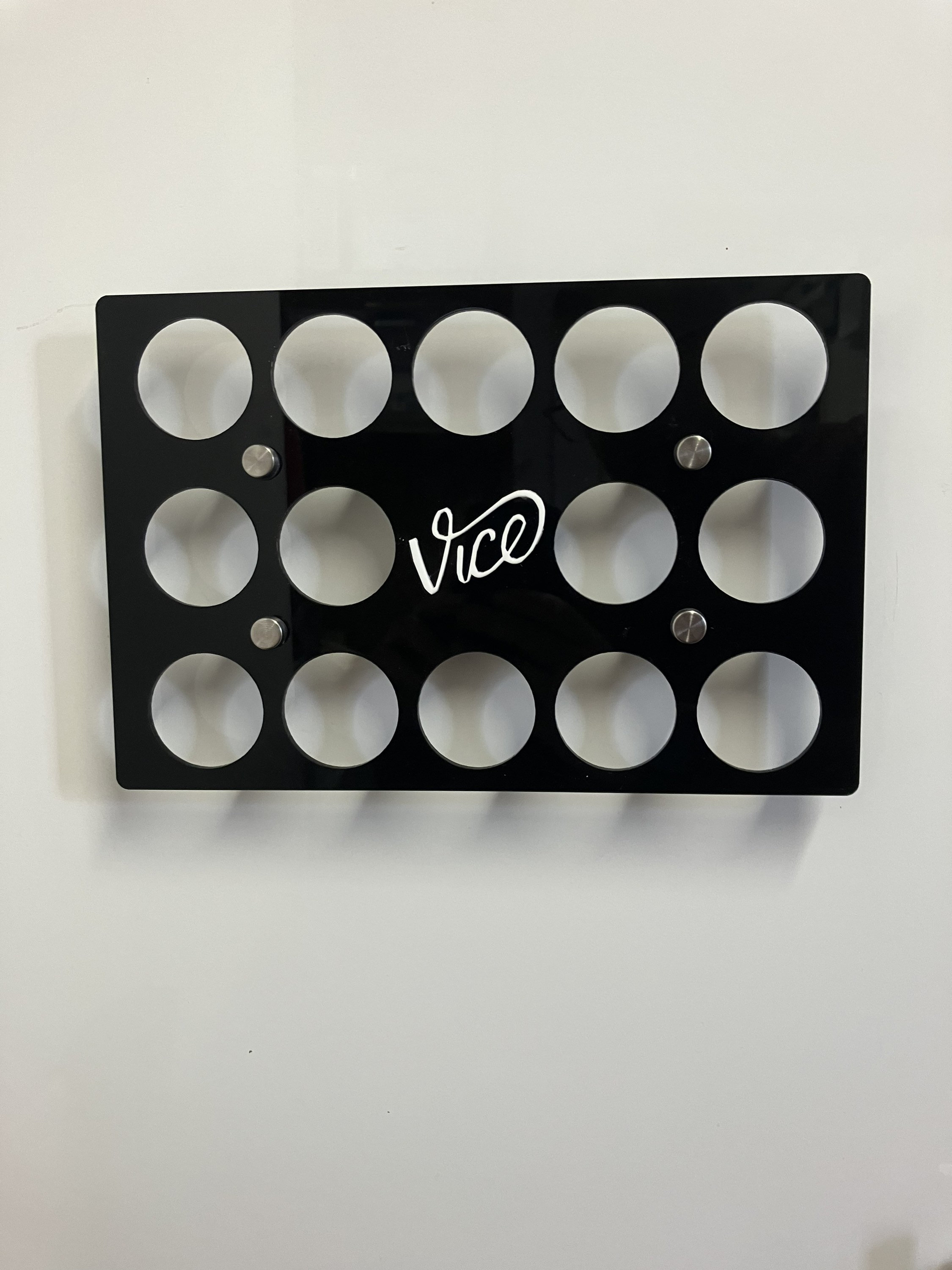 VICE Golf Ball Display - Wall Mounted - Signed - Hole in 1 - Black ...