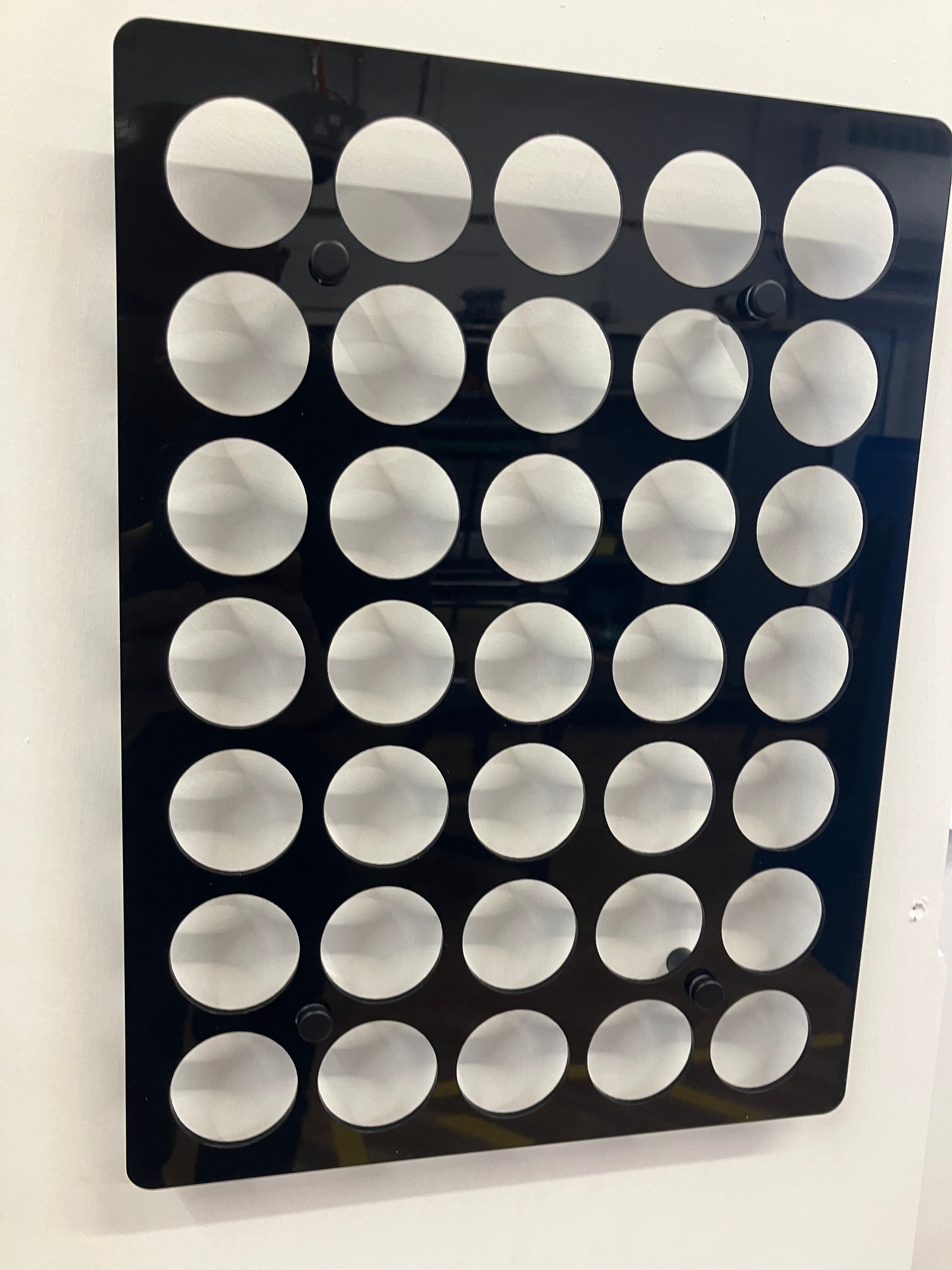 Golf Ball Display Wall Mounted Signed Hole in 1 Black - Etsy