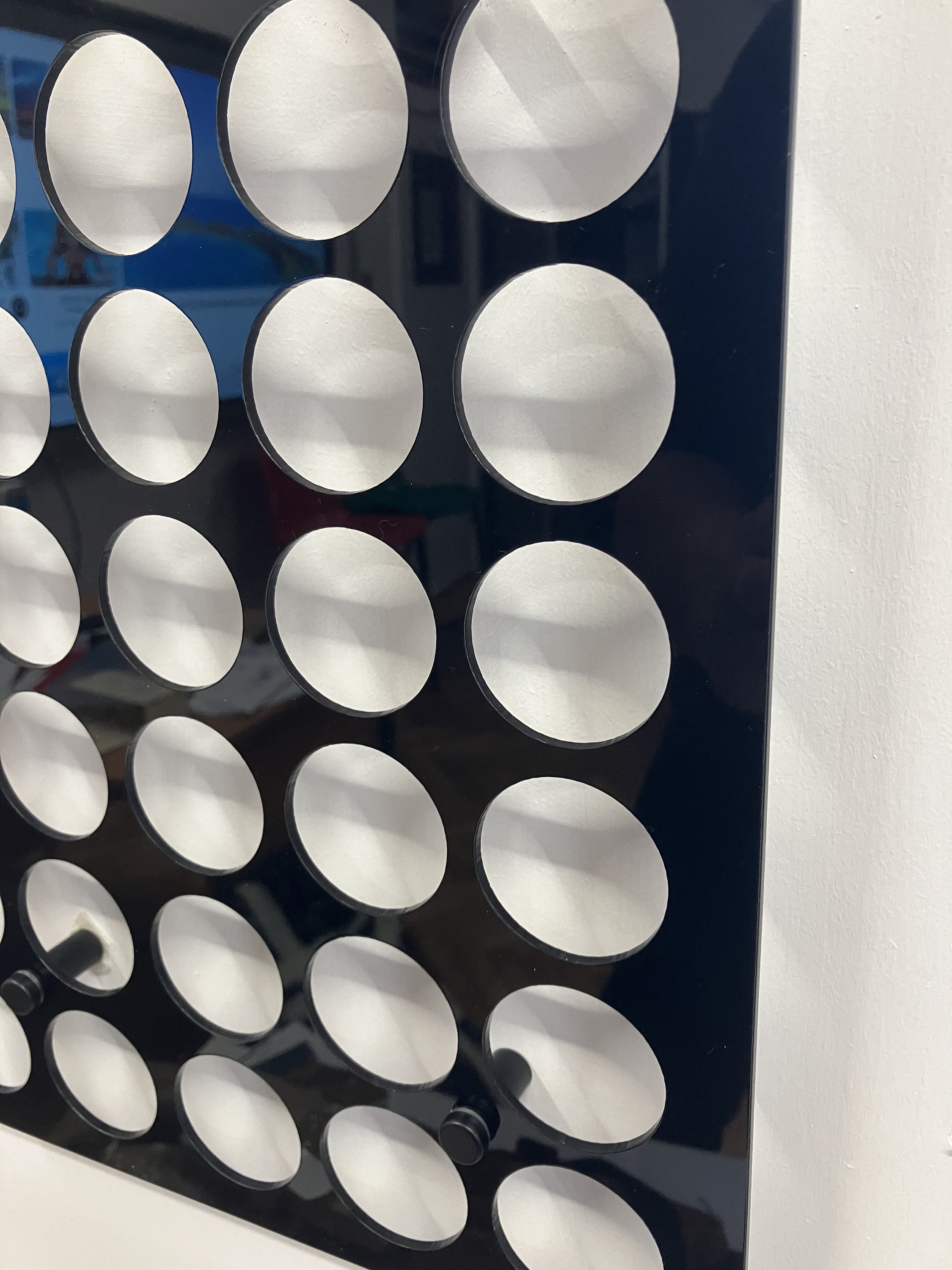 Golf Ball Display - Wall Mounted - Signed - Hole in 1 - Black Acrylic ...