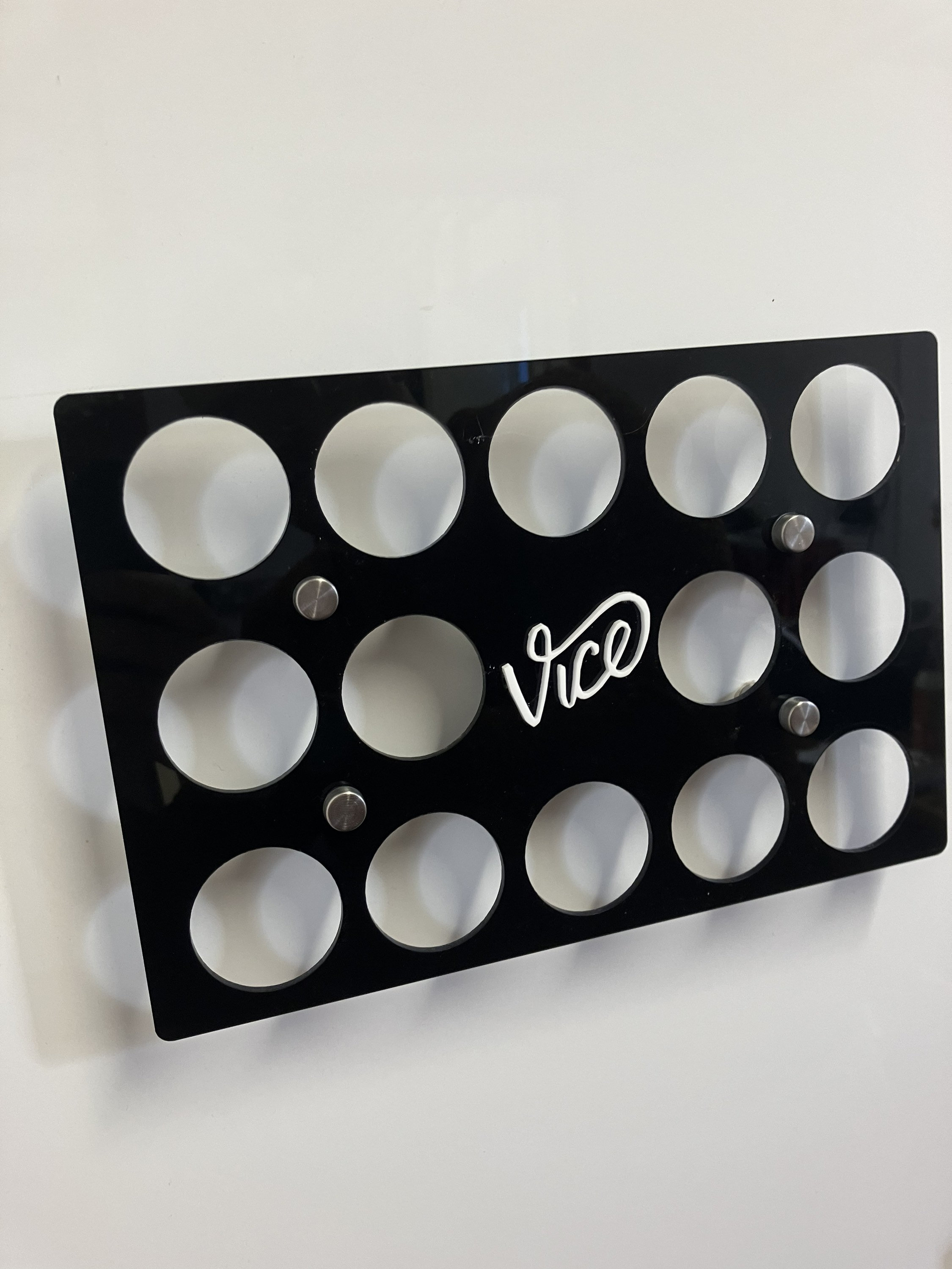 VICE Golf Ball Display - Wall Mounted - Signed - Hole in 1 - Black ...