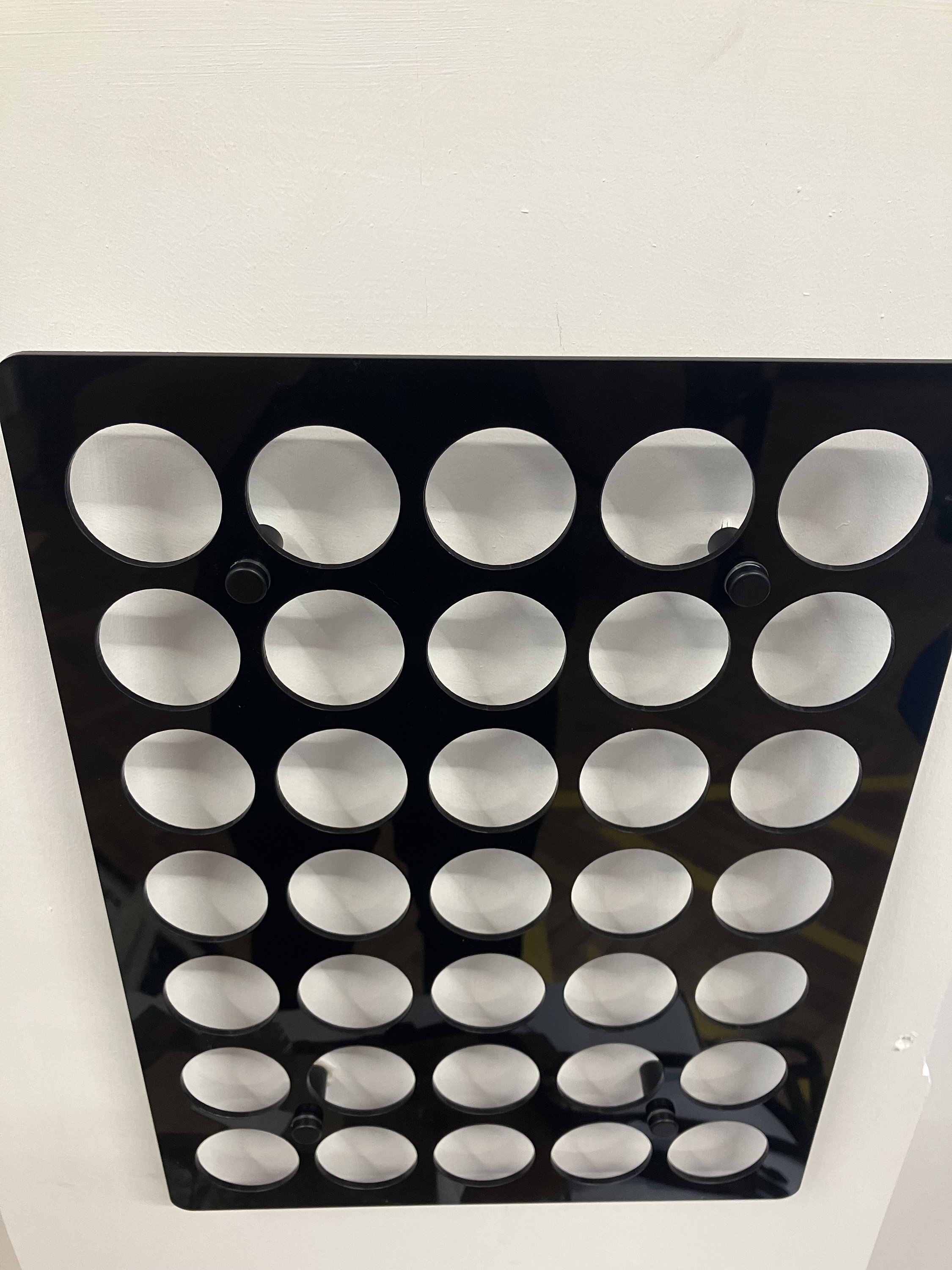 Golf Ball Display - Wall Mounted - Signed - Hole in 1 - Black Acrylic ...