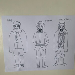 Bundle of "the Merchant of Venice" Shakespeare Popsicle Puppets - Etsy