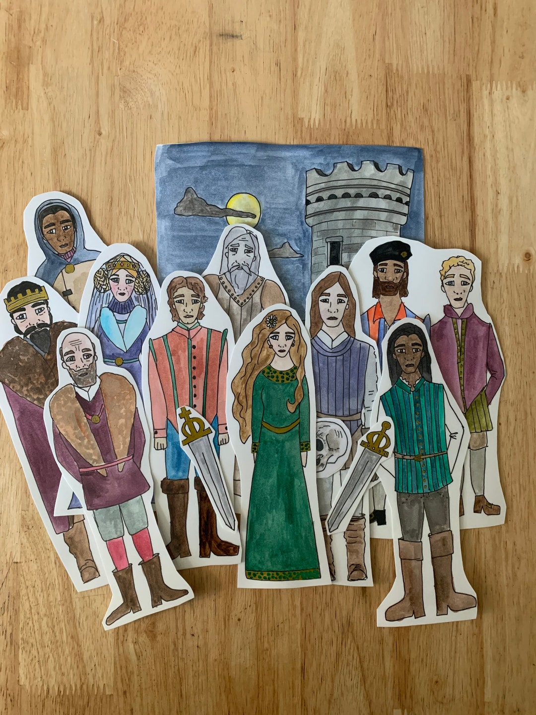 Bundle of "hamlet" Shakespeare Puppets - Etsy