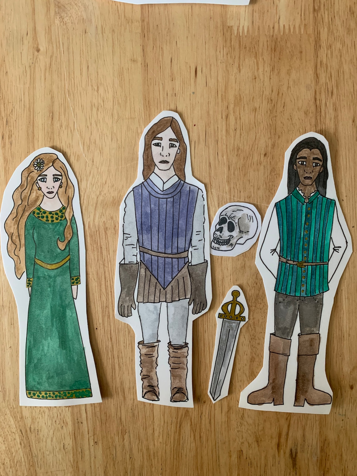 Bundle of hamlet Shakespeare Puppets - Etsy