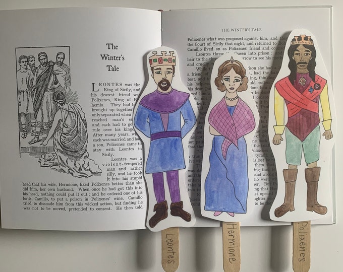 William Shakespeare Winter's Tale Quote, EXIT Pursued by a Bear ...