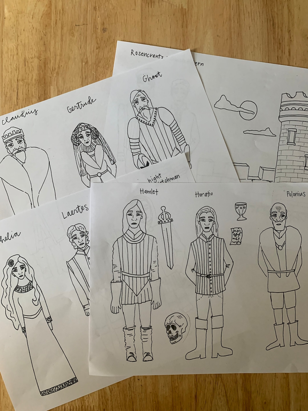 Buy Color-your-own "hamlet" Shakespeare Popsicle Puppets Online in ...