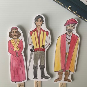 Romeo and Juliet Shakespeare Popsicle Puppets - Etsy