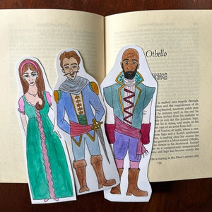 Othello Shakespeare Popsicle Puppets - Etsy