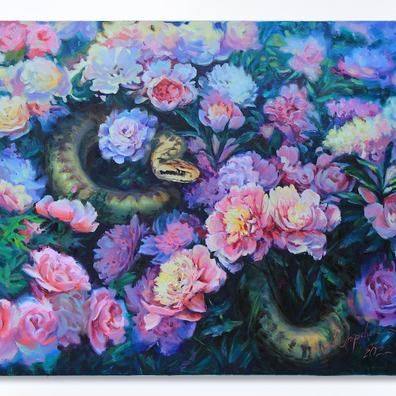 Snake Painting - Etsy