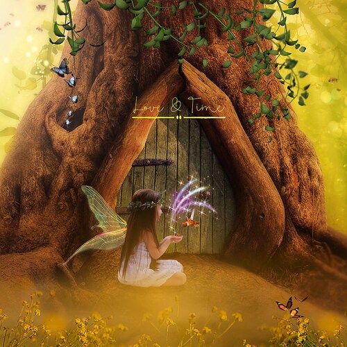 Magical Fairy Arch Digital Background - Etsy