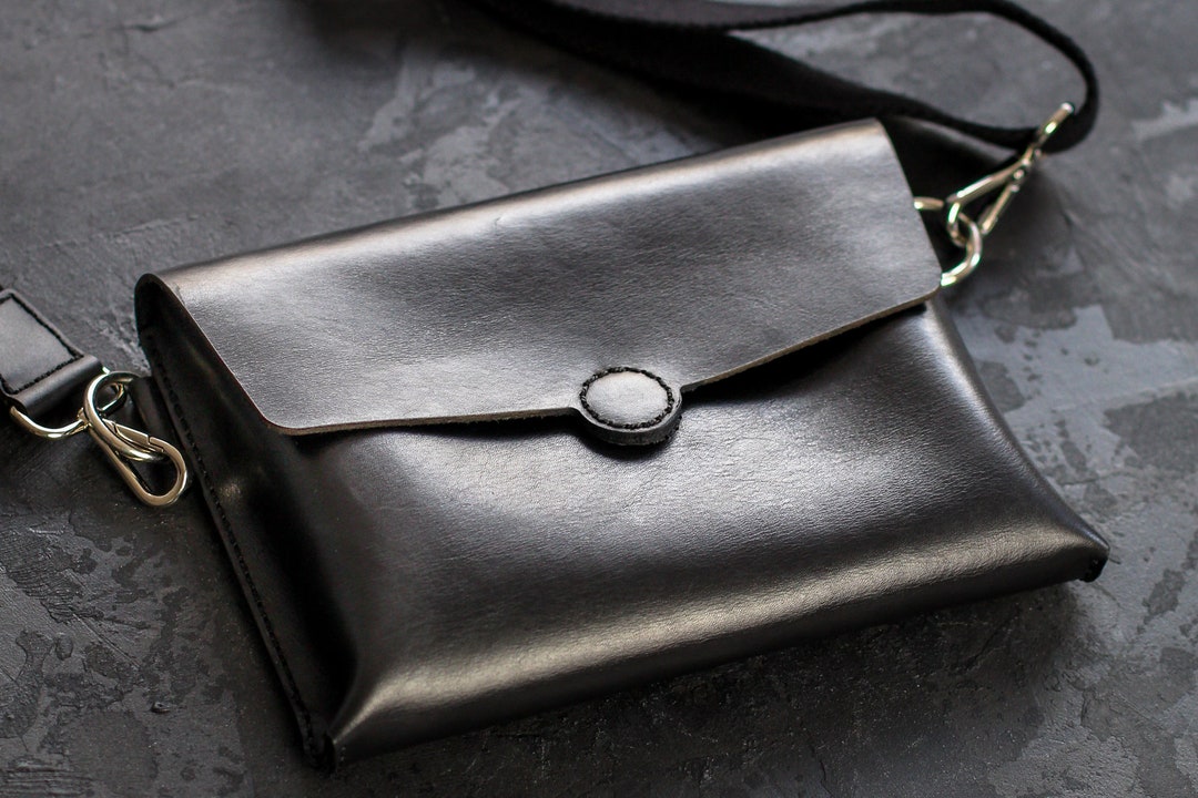 Sleek Leather Men's Bag Collection: Crossbody, Belt Bag, Waist Pack - Etsy