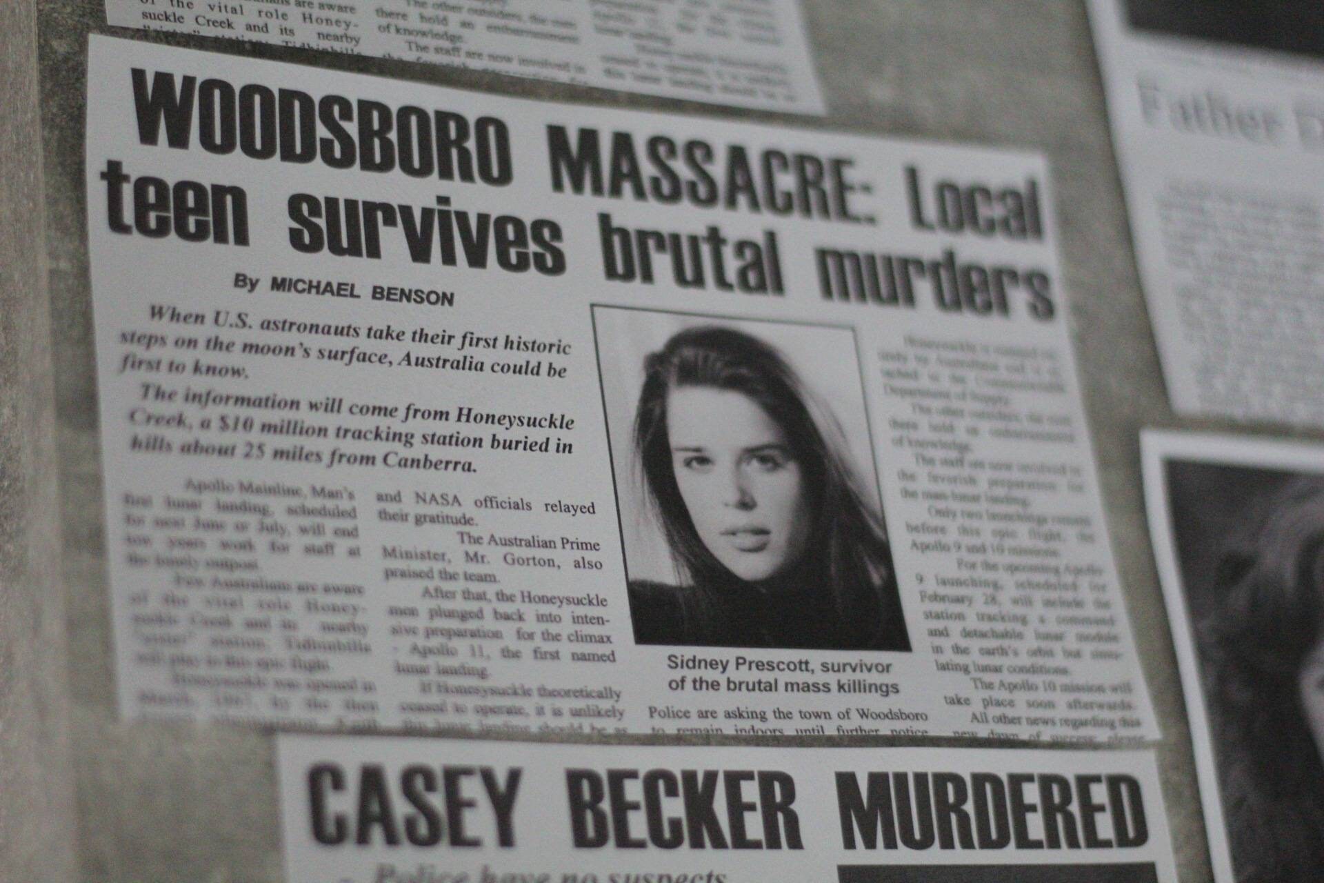 SCREAM / Ghostface / Newspaper Bundle / Props - Etsy UK