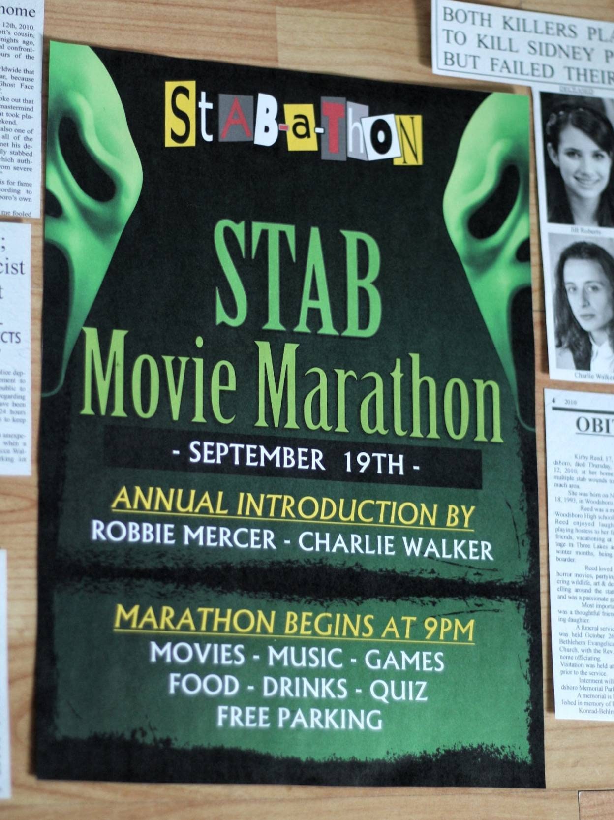 SCREAM / Ghostface / Newspaper Bundle / Props - Etsy UK