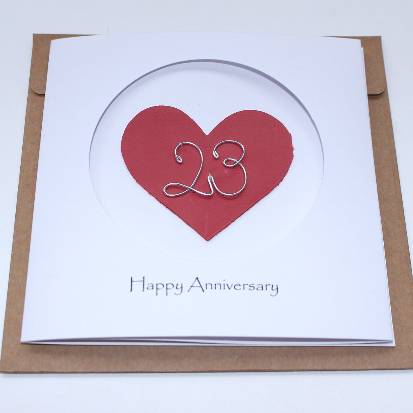 23rd Wedding Anniversary Card For Her Him Handmade Etsy 23rd-wedding-anniversary-card-for-her-him-handmade-etsy