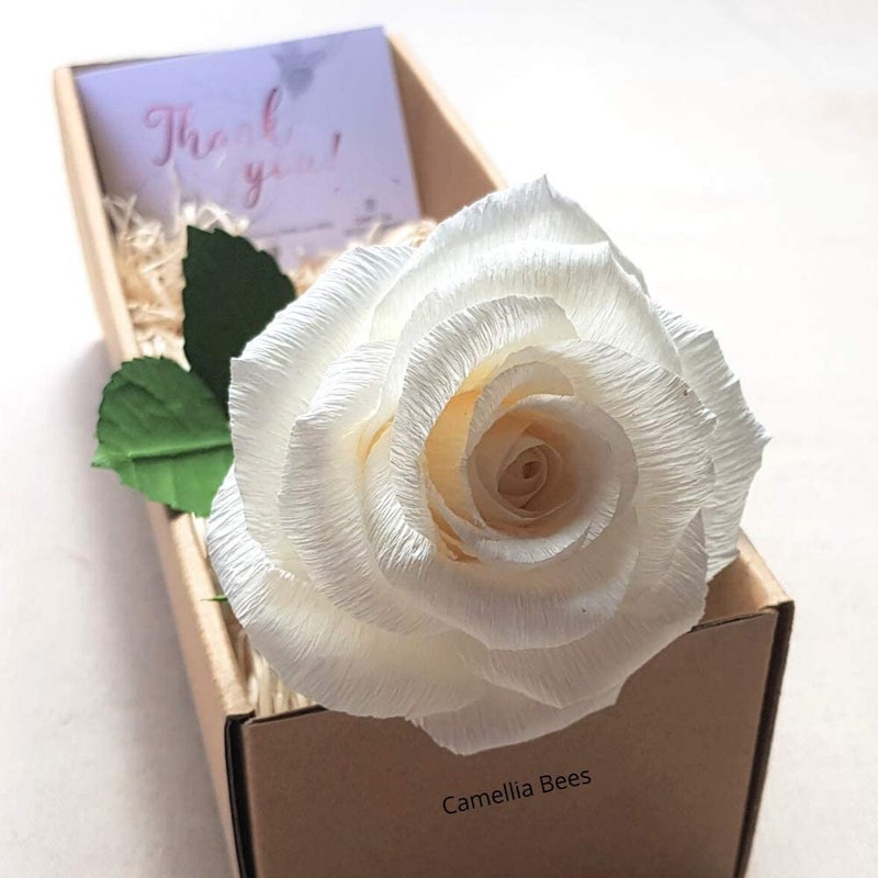 Handmade Paper Rose - Etsy